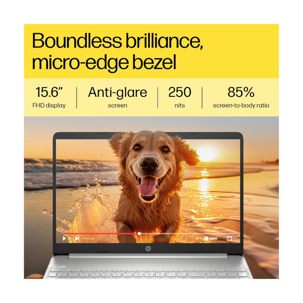 HP 15 Core I3 13Th Gen Intel(8Gb Ram/512Gb Ssd/Fhd/Ms Office 21/Backli