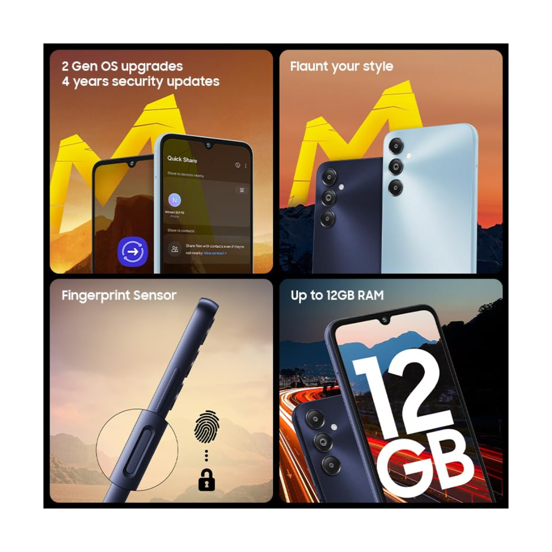 Samsung Galaxy M14 4G (4GB,64GB) | 50MP Triple Cam | 5000mAh Battery